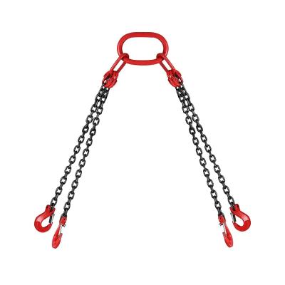 China 2t Working Load Limit G80 G100 Black Finish Lifting Chain Sling Hook Chain for Link for sale