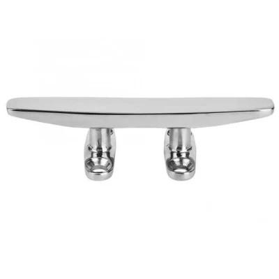 China Marine Hardware Fittings 316 Stainless Steel Silhouette Boat Cleats with Polish Finish for sale