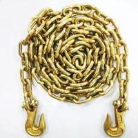 China 2t Working Load Limit Ratchet Load Binder with Standard G70 Chain Triangle Ring and Hook for sale