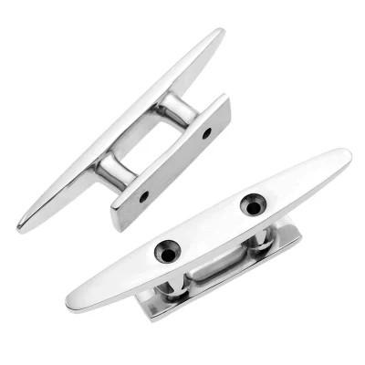 China Marine Hardware Fittings AISI 316 Stainless Steel Boat Cleat with Polished Finish for sale