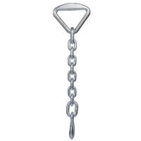 China 2t Working Load Limit Ratchet Load Binder with Standard G70 Chain Triangle Ring and Hook for sale