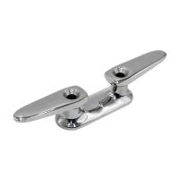 China Marine Hardware Fittings Low Silhouette Cleat in Mirror Polished 316 Stainless Steel for sale