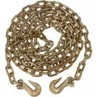 China Diameter 8mm G70 Trailer Safety Chain With Clevis Grab Hook for sale