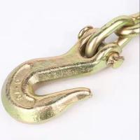 China Diameter 8mm G70 Trailer Safety Chain With Clevis Grab Hook for sale