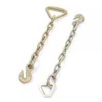 China Diameter 8mm G70 Trailer Safety Chain With Clevis Grab Hook for sale