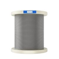 China 400FT Multifunction Cord for Deck Guides Non-Alloy 316 Stainless Steel Cable 7x7 1/8 inch for sale