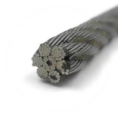 China 6X25 6X29 6X36 Steel Cable for Luffing Mooring Winch Anchor Stainless Steel Wire Rope for sale