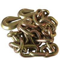 China Galvanized G70 Binder Steel Link Chain Forged Clevis Grab Hooks for sale