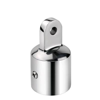 China Marine Hardware Mirror Polished 316 Stainless Steel Awning Eye End Top Fitting for Boats for sale
