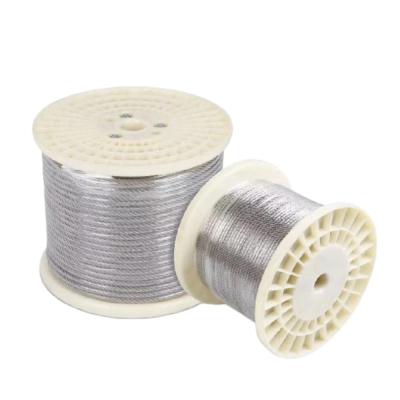 China Durable AISI304 1X19 6mm Lifting Wire Rope for Bending Service in Mining Operations for sale