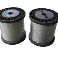 China 300m Coil 5mm Galvanized Wire Rope for Bunding 6*12 7FC Processing Service Bending for sale