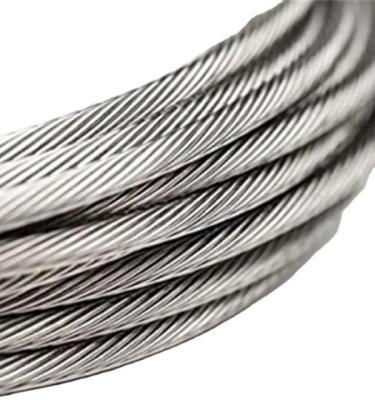 China Steel Grade High Tensile DIN Standard Aircraft Steel Cable for Anti-Twisting Guy Wire for sale