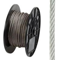 China Galvanized 7x7 7x19 1x12 Steel Cable 304 316 316L Stainless Wire Rope for Aircraft for sale