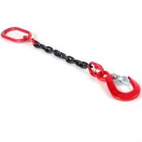 China Grade 80 Adjustable G80 6mm Single Leg Chain Sling for Lifting Diameter 8mm for sale
