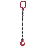 China Grade 80 Adjustable G80 6mm Single Leg Chain Sling for Lifting Diameter 8mm for sale
