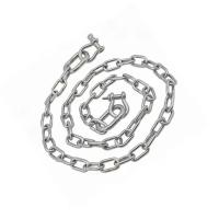 China 2t Working Loadlimit Stainless Steel Alloy Hoist Anchor Chain in Black for Industrial for sale