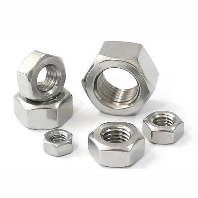 China Metric Stainless Steel Hex Nut M16 M28 M30 M12 M26 M40 SS304 SS316 Hexagon Head Nut for sale
