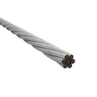 China 304 316 316L 7x7 1x12 35x7 20mm Stainless Steel Wire Rope Cable for Marine Applications for sale