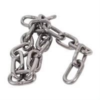China Long Service Life Customized DIN763 766 304 316 Stainless Steel Link Chain for Lifting for sale