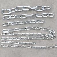 China High Strength Steel Link Chain 48kN Test Load Stainless Steel Welded Link Chain for sale