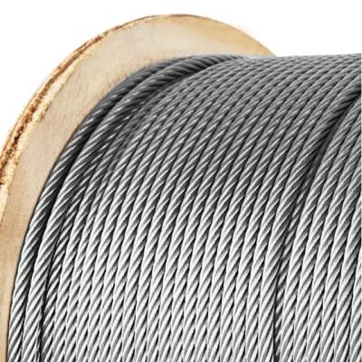 China 7x19 316 3mm Blue Strand Marine Fishing Stainless Steel Wire Rope for Hanging Lamp Made for sale