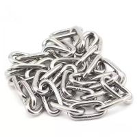 China Blacken Finished Long Link Chain Stainless Steel 316 DIN 763 DIN766 for sale