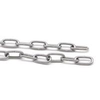 China Blacken Finished Long Link Chain Stainless Steel 316 DIN 763 DIN766 for sale