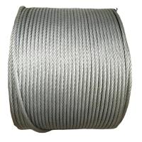 China 8mm 12mm 20mm 32mm Stainless Steel High Carbon Galvanized Wire Rope 6x37 FC IWRC for sale