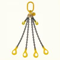China High Strength G80 Alloy Steel Four Legs Chain Sling with Hook Standard Structure for sale