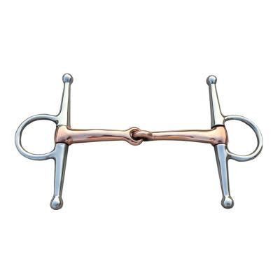 China Stainless Steel Horse Chewing Mouth Roller with Brass Hardware and Copper Jointed Bits for sale