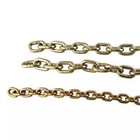 China Load Lifting G70 Transport Chain Alloy Steel Yellow Zinc with 2t Working Load Limit for sale