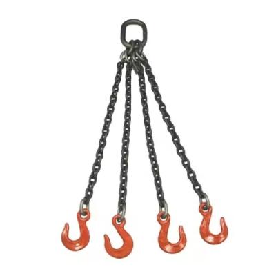 China 2t Working Load Limit Chain Sling Triple Leg with Safety Hooks for sale