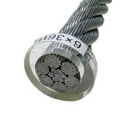 China 6x36WS IWRC FC Hot Dipped Galvanized Steel Wire Rope with Excellent Corrosion Resistance for sale