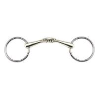 China Polished Stainless Steel Loose Ring Horse Mouth Bits for Competitive Riding for sale