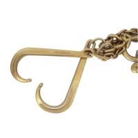 China G70 Lifting Truck Winch Cable V Hooks Forged Towing Chains with Welded Chain Structure for sale
