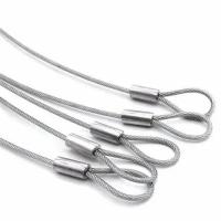 China Stainless Steel 7x7 6x36 Dia 8mm IWRC RHRL Hard Soft Eye Finish Ungalvanized Wire Rope Sling for sale