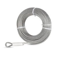 China Bending 7x19 Strands Steel Aircraft Cable 50 feet 5/16 inch Stainless Steel for Needs for sale