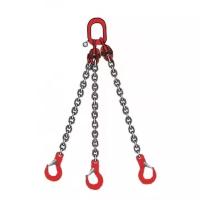 China G80 Hook 10Mm Lashing Link Welded Chain Sling for Heavy Load for sale