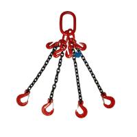 China 8mm Black Finish G80 Alloy Steel Chain Sling with Two Legs for Lifting EN818-2 Durable for sale