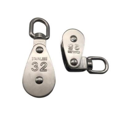 China Stainless Steel Wire Cable Swivel Sheave Pulley Block for Heavy Industry Applications for sale