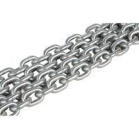 China Steel Link Chain 22mm High Strength Alloy Steel Chain Test Load 48kN for sale