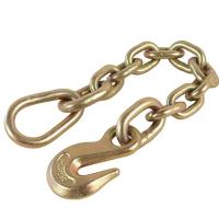 China Steel Link Chain 22mm High Strength Alloy Steel Chain Test Load 48kN for sale