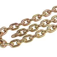 China Steel Link Chain 22mm High Strength Alloy Steel Chain Test Load 48kN for sale