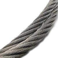 China 500fts Length Type 316 Stainless Steel 6x19 21 Steel Wire Rope for Conveyor Belt for sale
