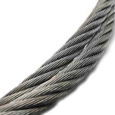 China 500fts Length Type 316 Stainless Steel 6x19 21 Steel Wire Rope for Conveyor Belt for sale