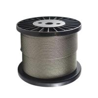 China Conveyor Belt Cable Rails Galvanized Ungalvanized Steel Wire Rope with OEM Acceptance for sale