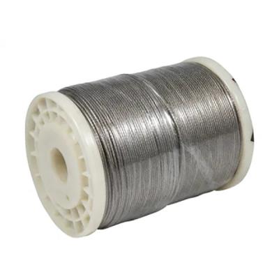 China 1/8'' 5/32'' 3/16'' 1/4'' 5/16'' 35Wx7 Stainless Steel Wire Rope for Crane Length 250fts for sale