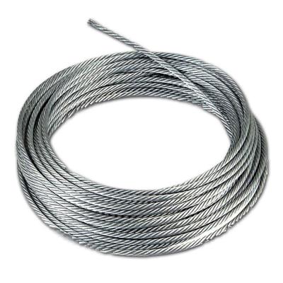 China 6x26 iwrc/6*26 Compacted Swaged Galvanized Steel Wire Rope 1'' 7/8 '' for Steel Grade for sale