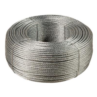 China Non-Alloy Stainless Steel Wire Rope for Metallurgy/Bundling/Hoisting 8X19s Iwrc Galvanized for sale