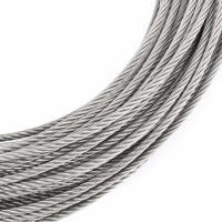 China AISI 316 304 7x7 7x19 Stainless Steel Wire Rope for Balustrade Installation and Construction for sale